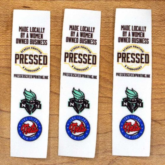 Custom Sublimation Clothing Labels | Custom Woven Labels Inc.