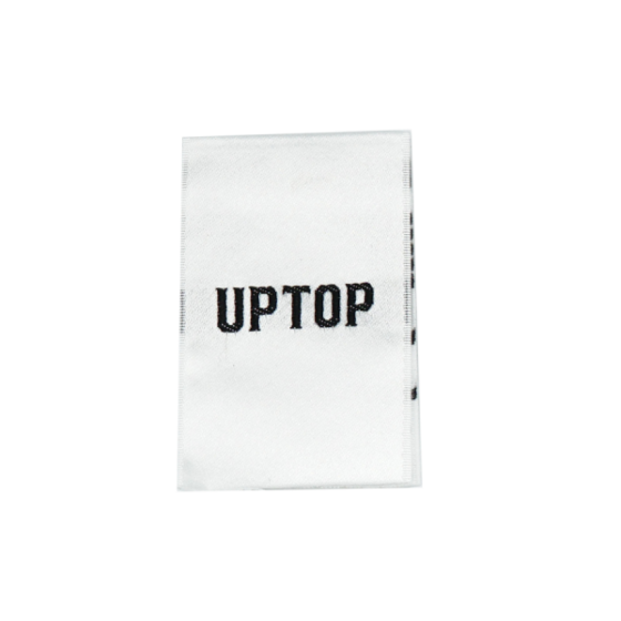 Woven Satin Clothing Label | Satin Embroidered Labels | Custom Woven ...